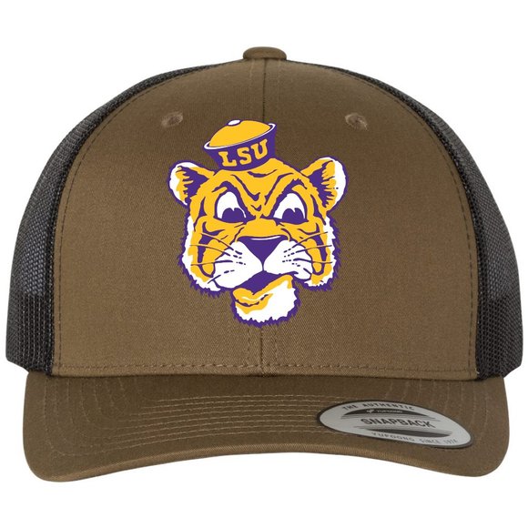 Nike | Accessories | Lsu Sailor Mike 3d Yp Snapback Trucker Hat Coyote ...
